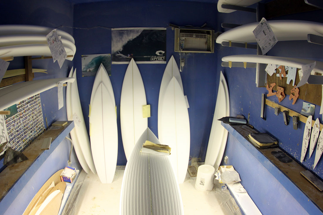 Jon Pyzel details what John John Florence is riding this winter - Stab Mag